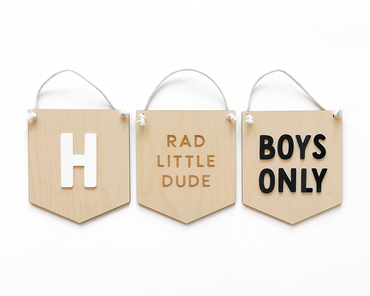 Rad Little Dude Sign – '97 Design Co.